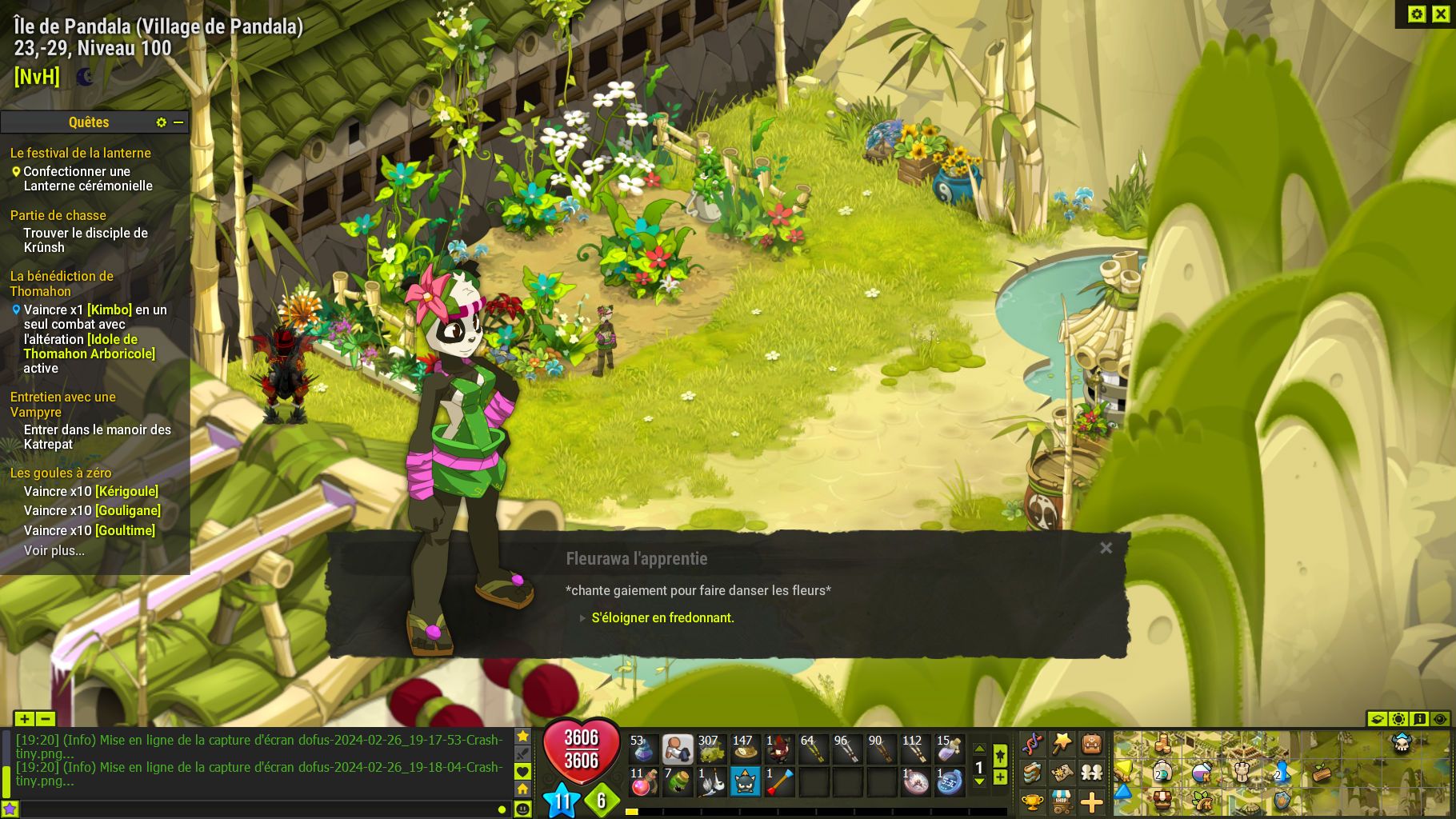 Impossible d'avancer plus loin la quête Le Festival de la lanterne - Forum - DOFUS, le MMORPG ...