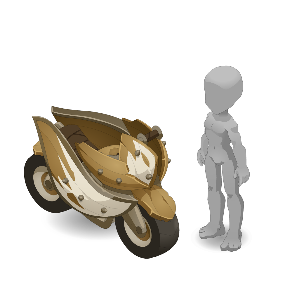 Wooden Bike - Mount Skins - WAKFU - Ankama Store