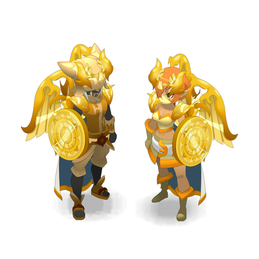 Conjunto de Aparência de Oiro - Mascotes - DOFUS Retrô - Ankama Store