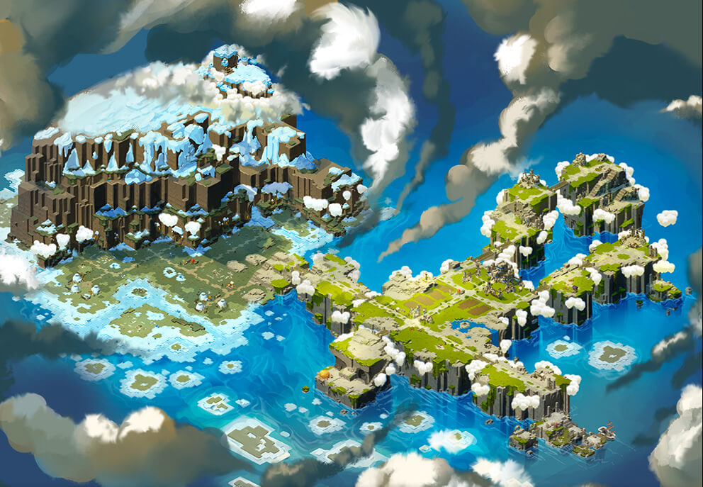 WAKFU, um MMORPG de estratégia com meio ambiente e sistema de política.